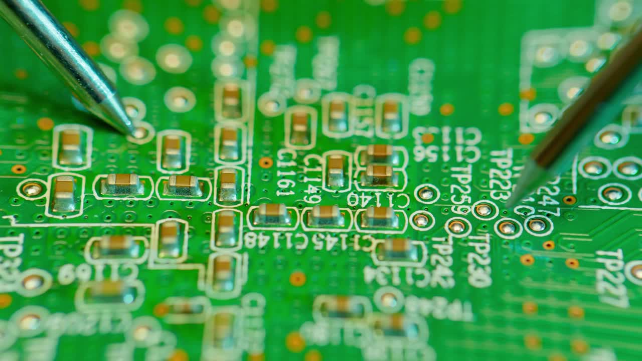 Conductive Pens Connecting Circuit - Free Stock Video