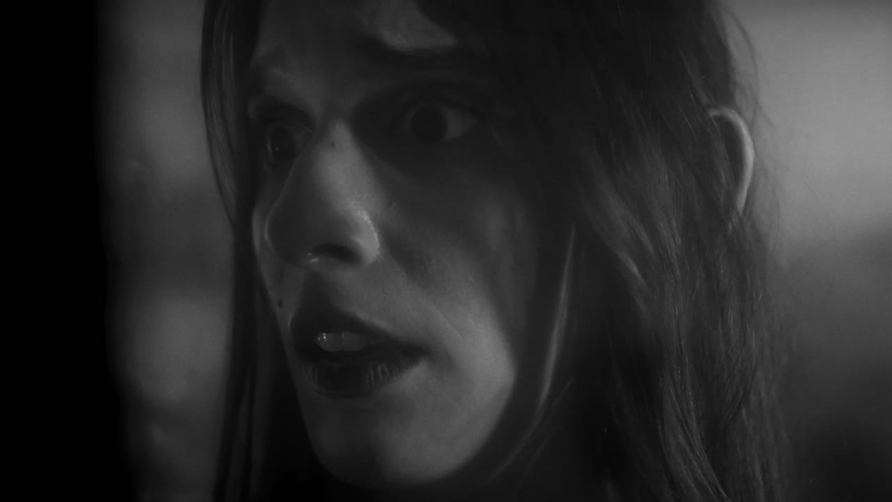 Person in shock and screaming in dramatic black and white - Free Stock ...