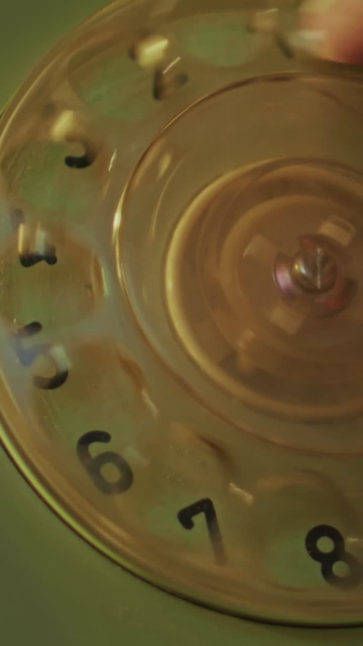 Extreme Close-Up of Rotary Dial - Free Stock Video