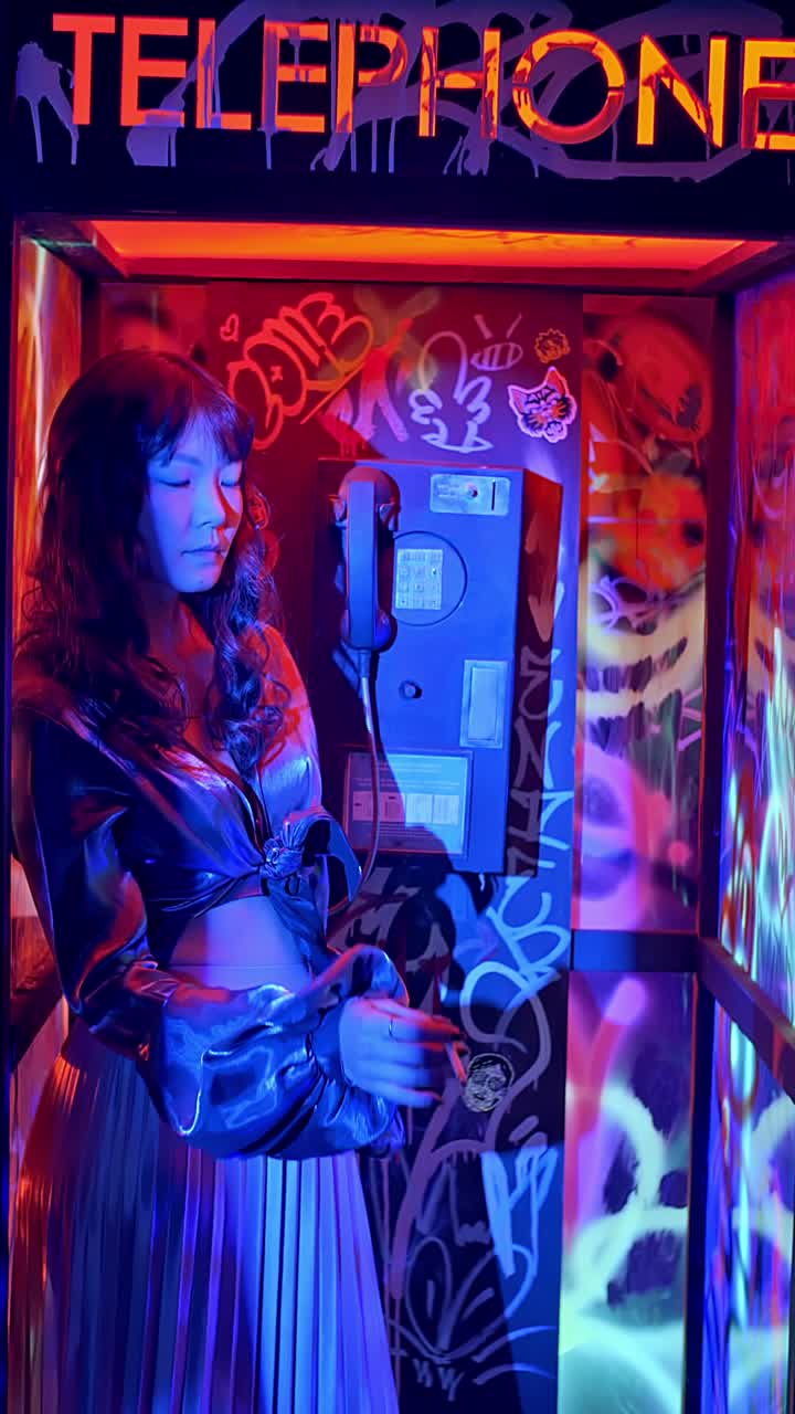 Stylish Asian Woman In Urban Setting Free Stock Video