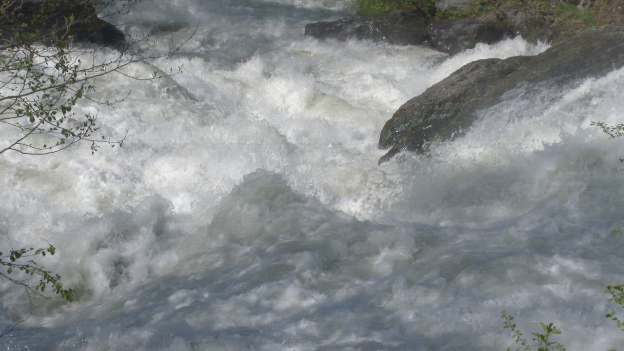 Wild river rapids - Free Stock Video