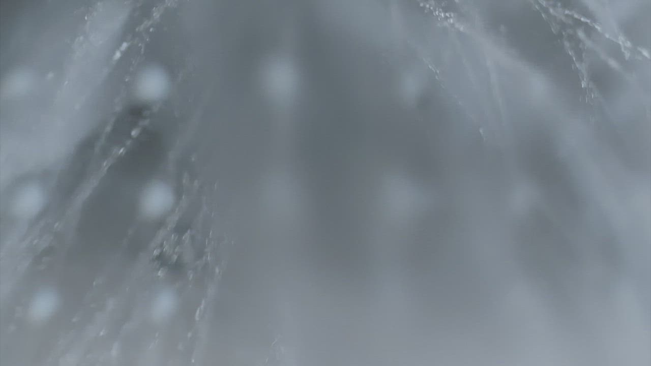 Jets of water falling from the shower - Free Stock Video