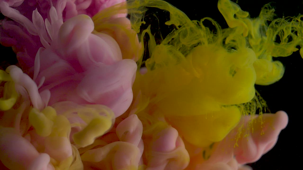 Exploding Ink underwater - Free Stock Video