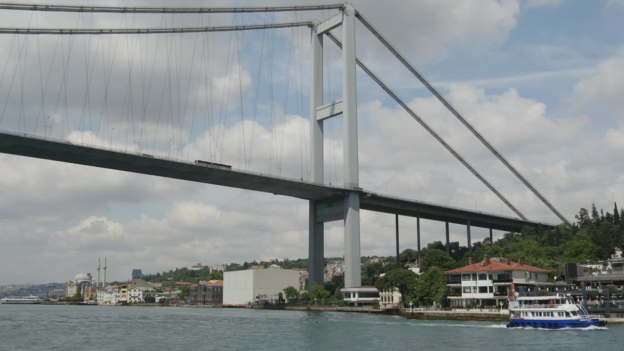 Bridge view from below - Free Stock Video