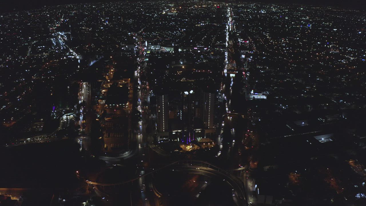 City life at night - Free Stock Video