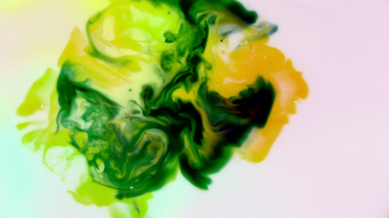 Colored inks moving underwater - Free Stock Video