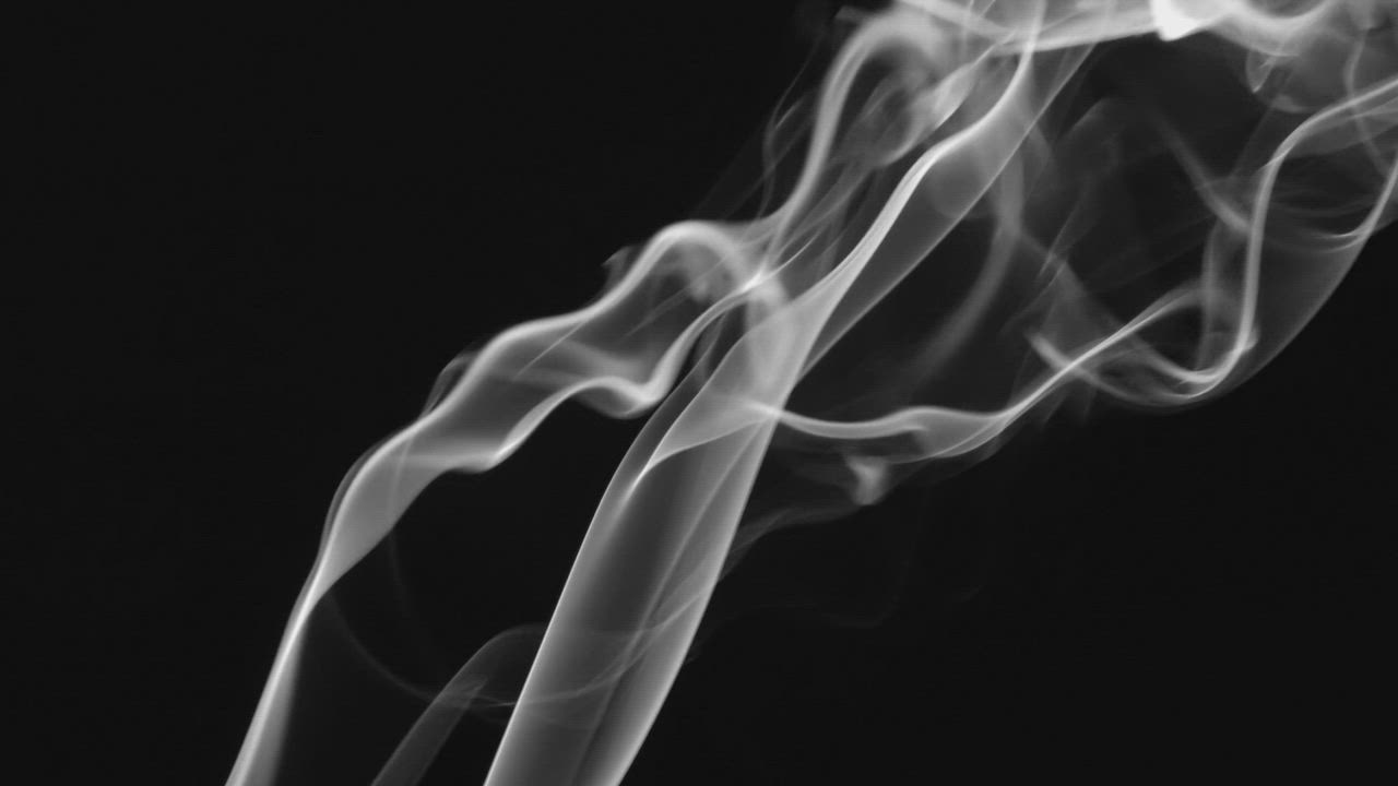 Smoke alpha texture on dark background - Free Stock Video