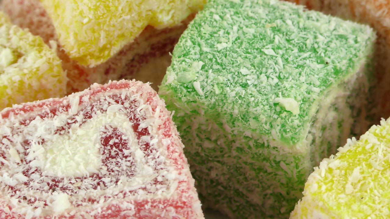 Cube-shaped rolled candy - Free Stock Video