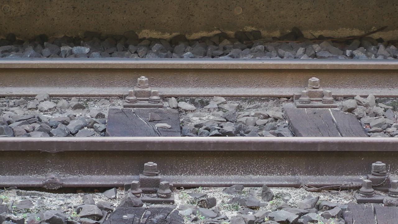 Rails, close up - Free Stock Video