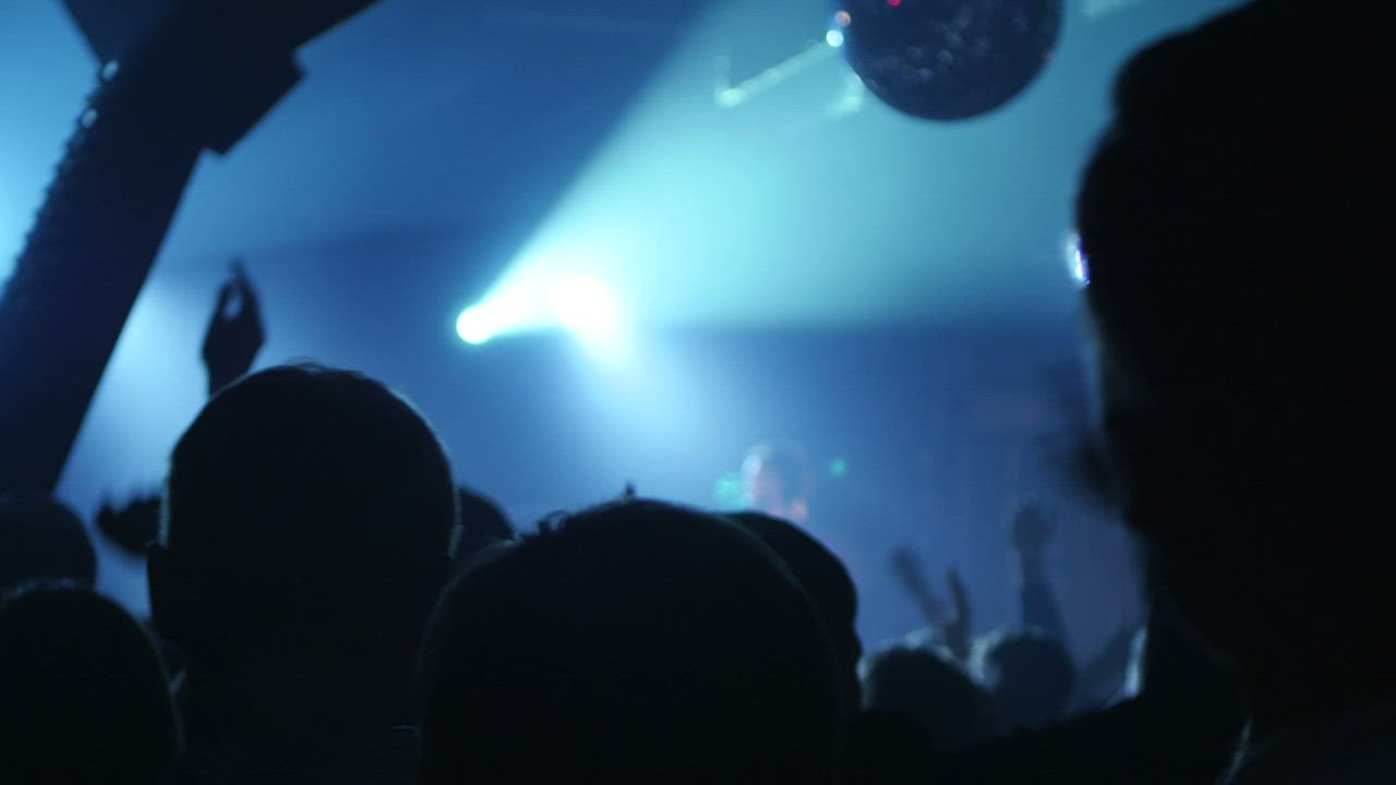 People jumping at the night club - Free Stock Video