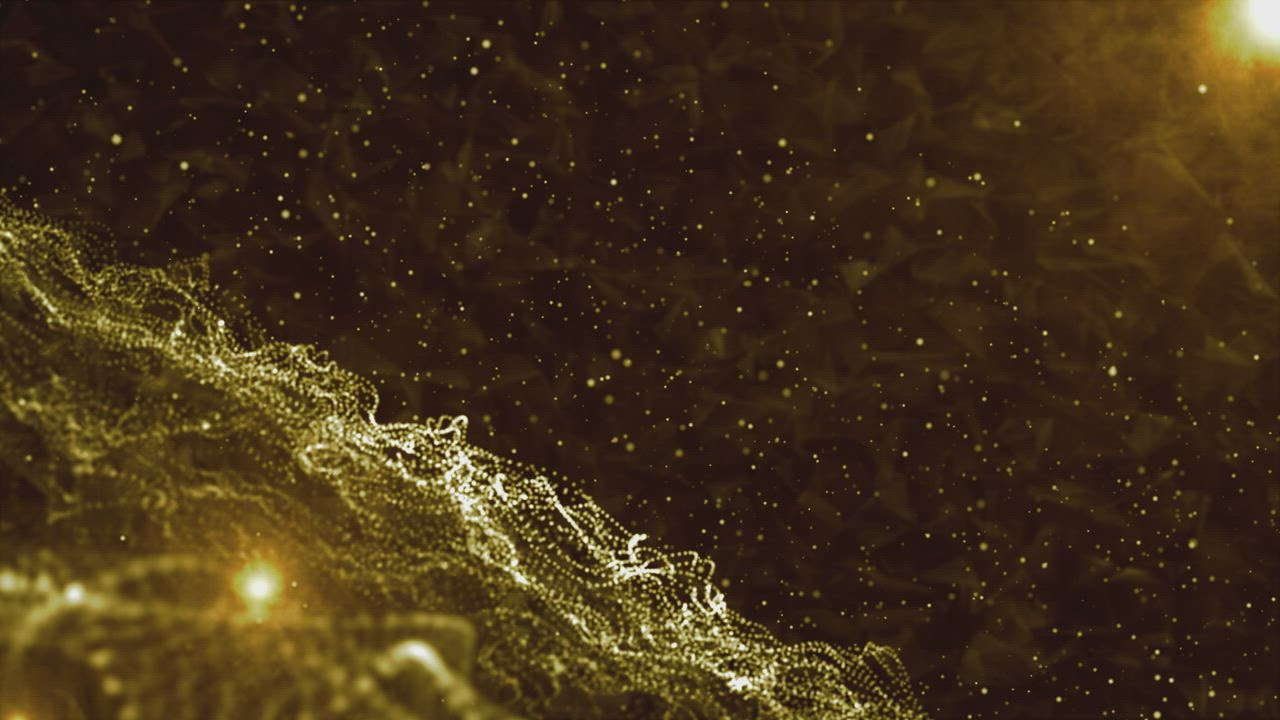 Gold particles - Free Stock Video