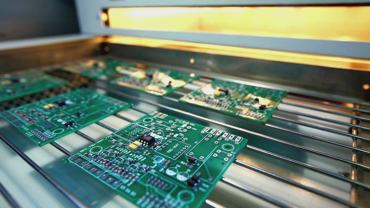 Manufacturing computer hardware - Free Stock Video