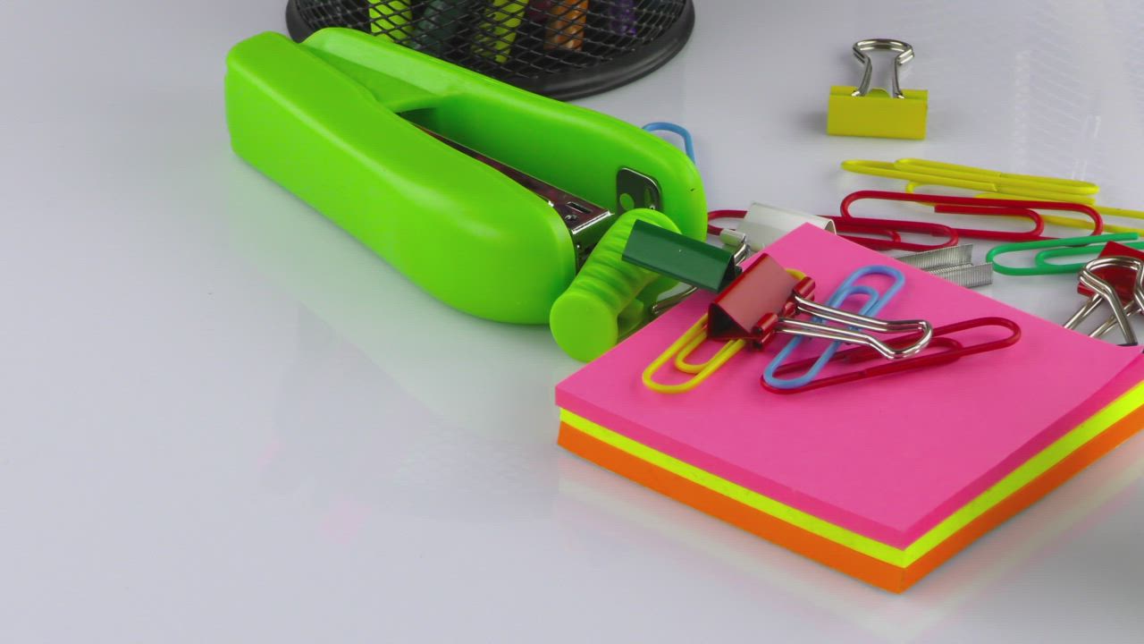 Office items - Free Stock Video