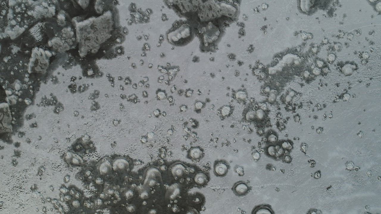 Moon surface aerial view - Free Stock Video