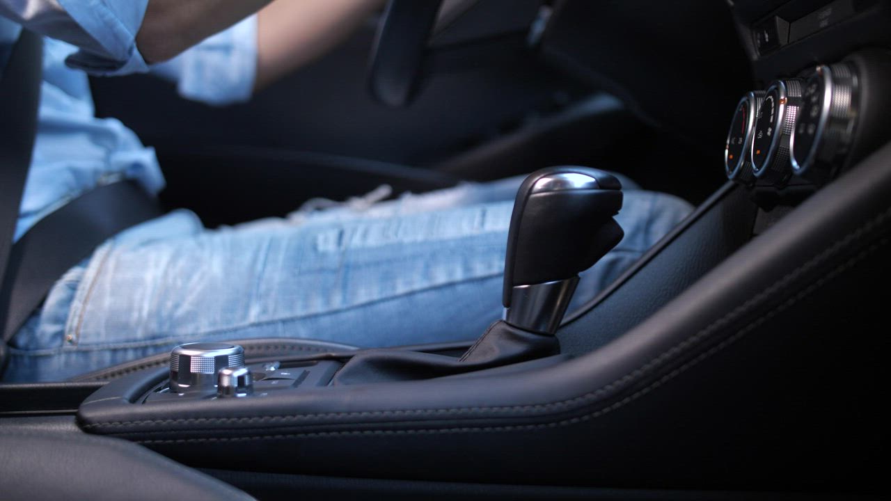 Switching gears in a modern car - Free Stock Video