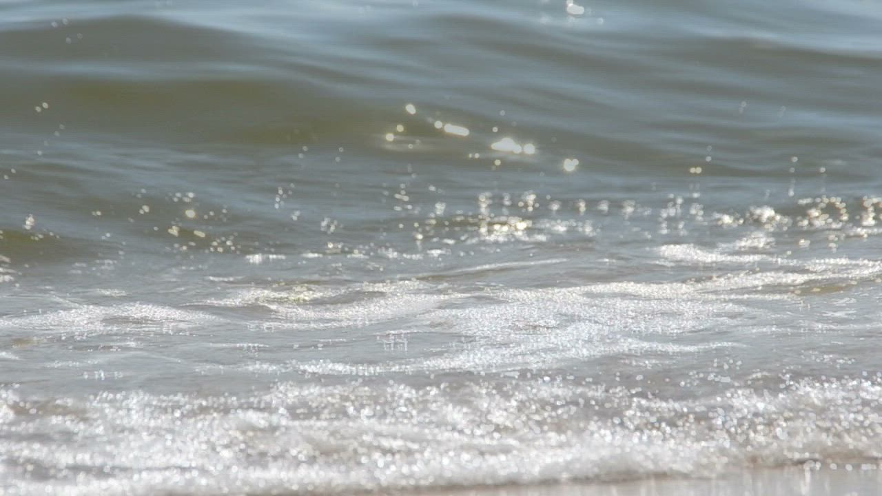Closeup of breaking waves - Free Stock Video