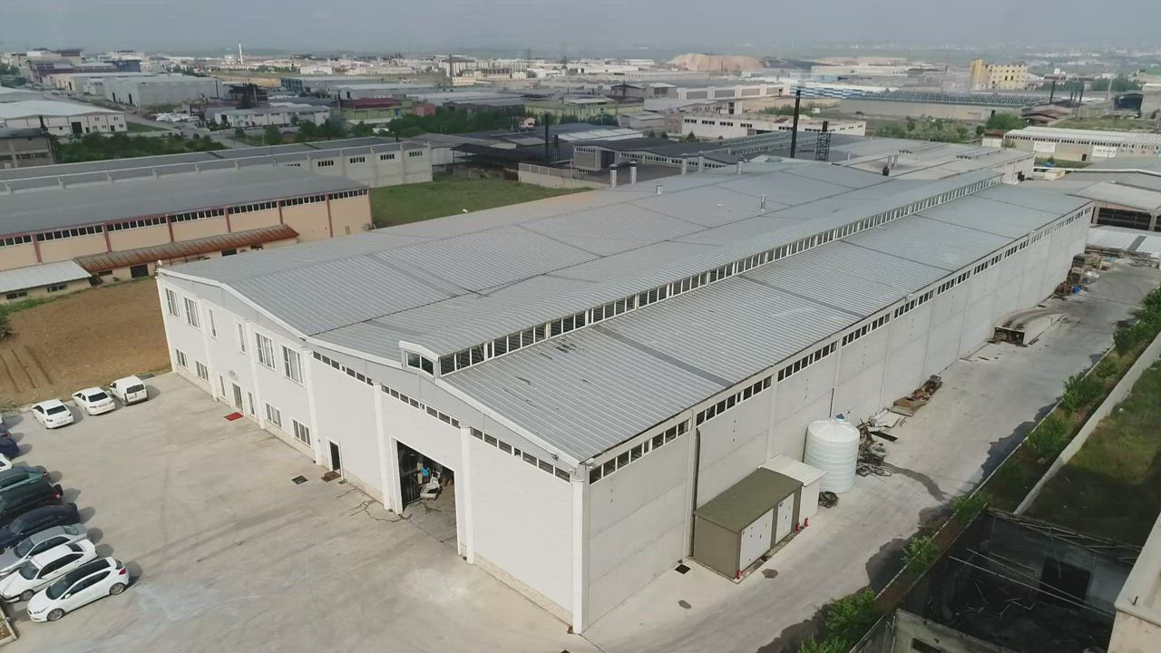 Large factory building - Free Stock Video