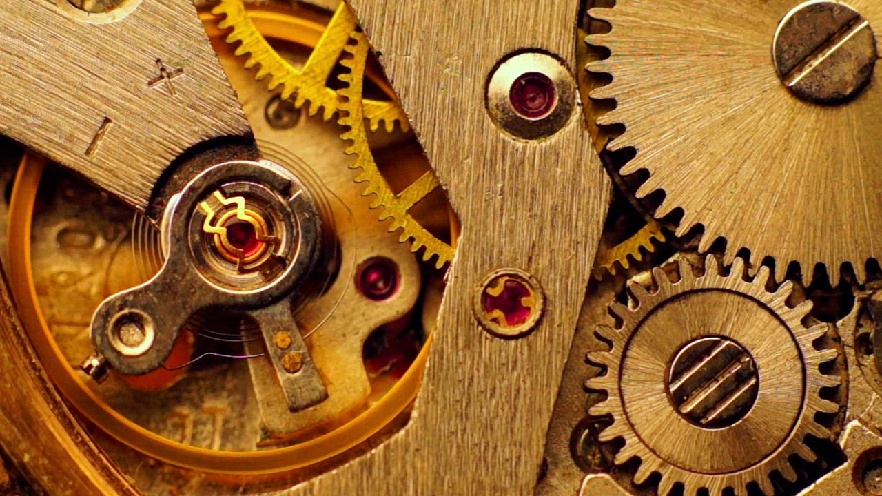 Inside of a clockwork - Free Stock Video