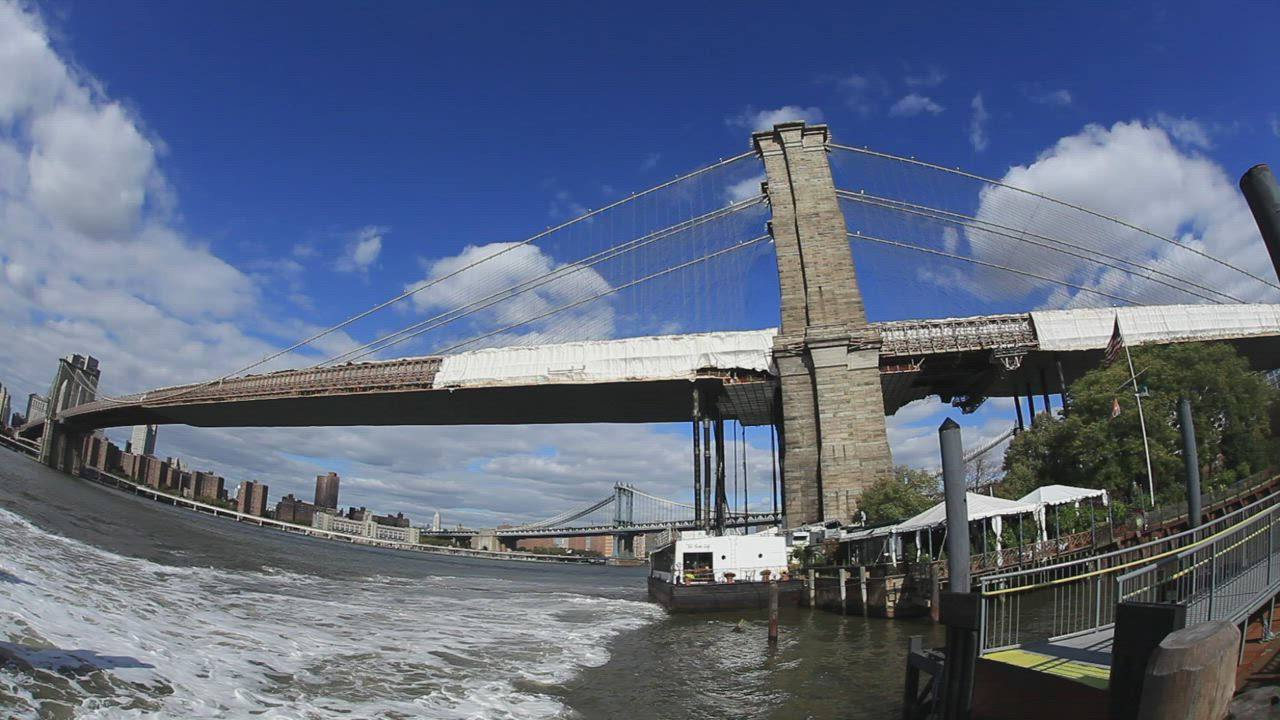 Timelapse of the East River - Free Stock Video