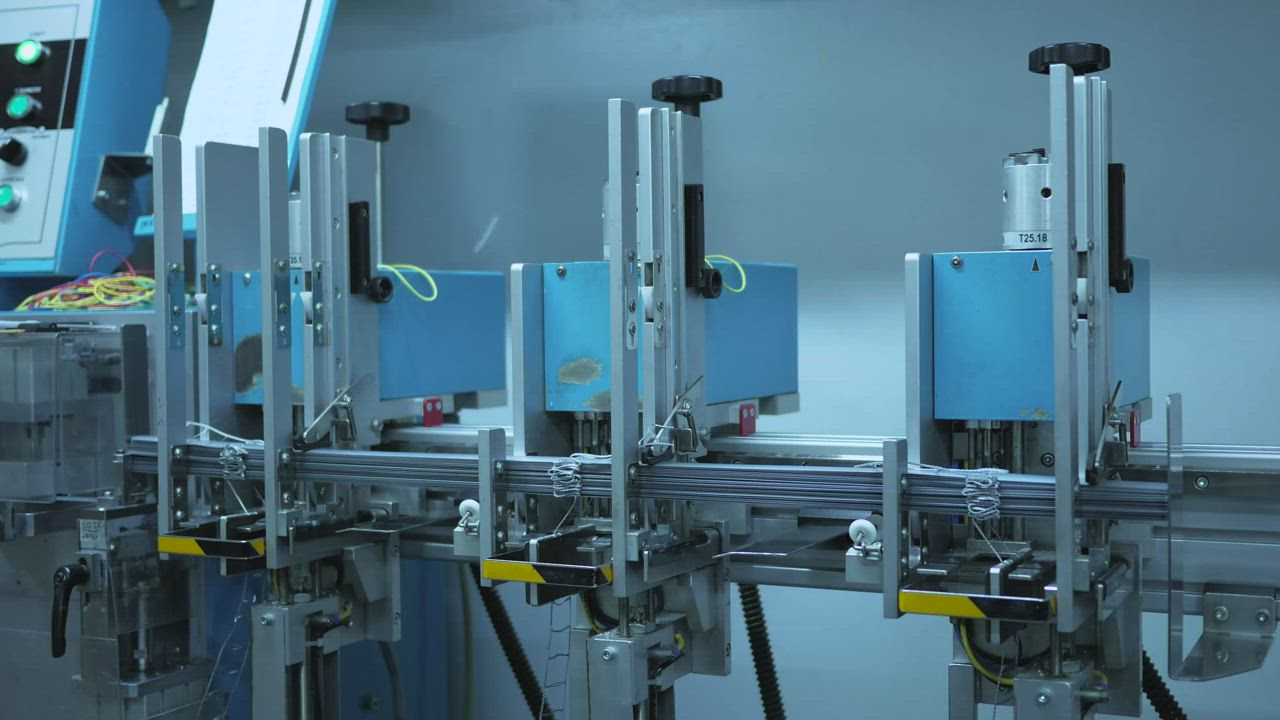 Automated machine working - Free Stock Video