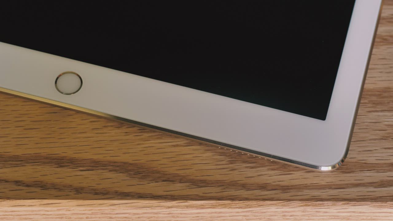 White tablet on a table, close up - Free Stock Video