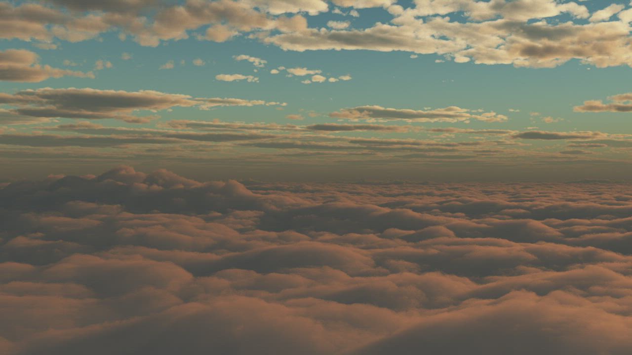 Conquering the sky above the clouds - Free Stock Video