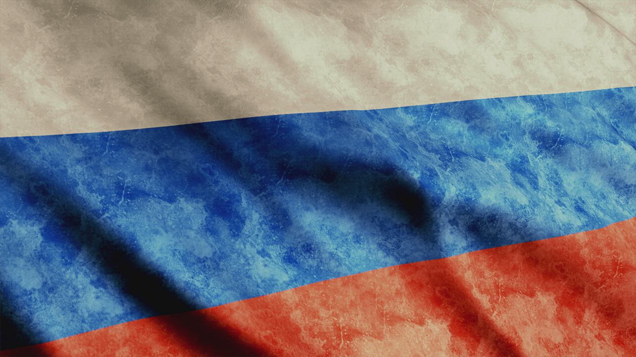 Faded Russia flag - Free Stock Video