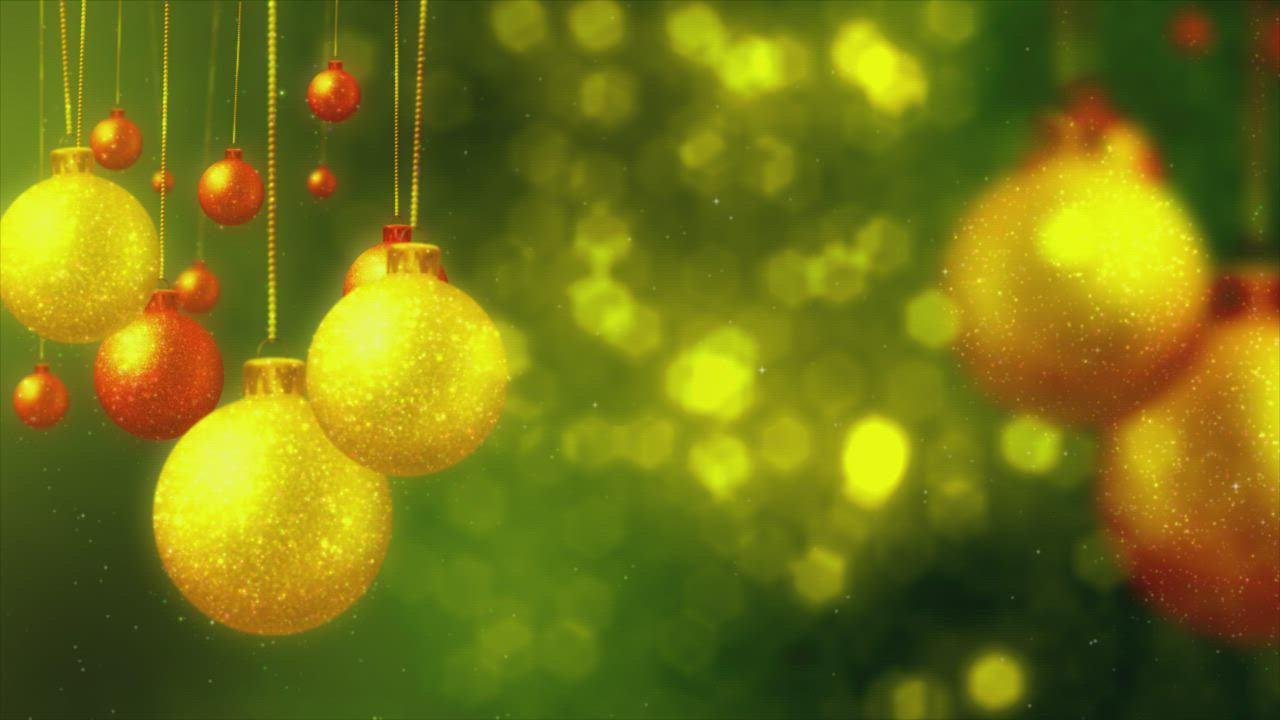 Background video with christmas decorations concept - Free Stock Video