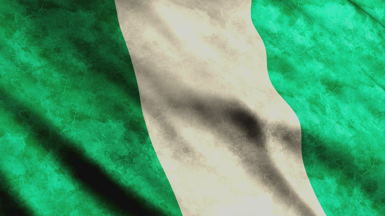 Nigeria flag, African country - Free Stock Video