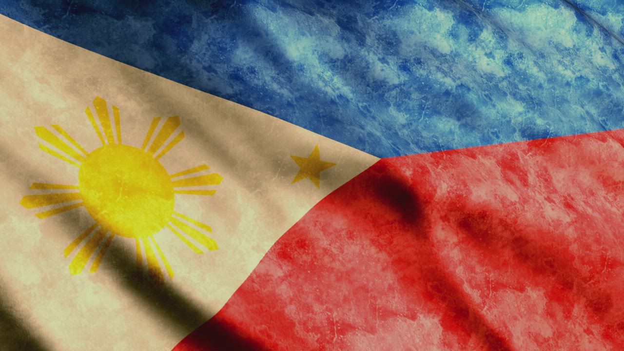 Faded flag of Philippines - Free Stock Video