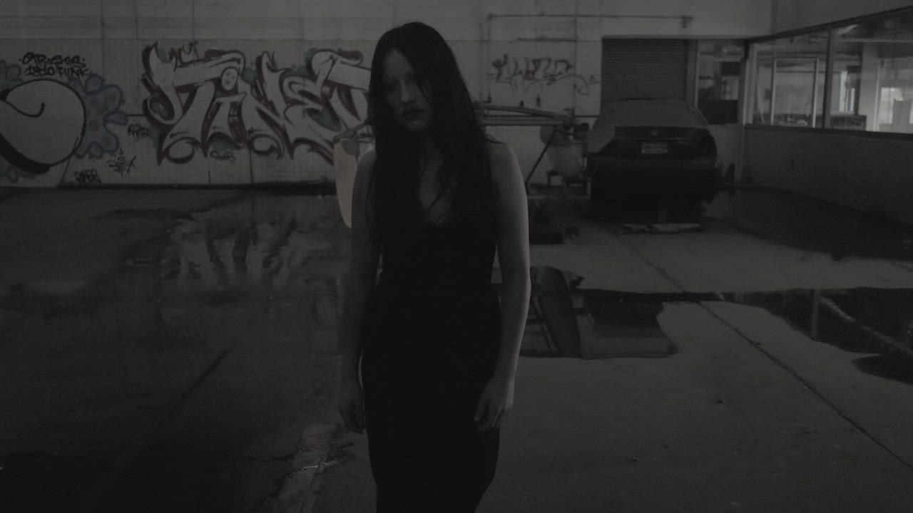 Scary woman ghost walking - Free Stock Video