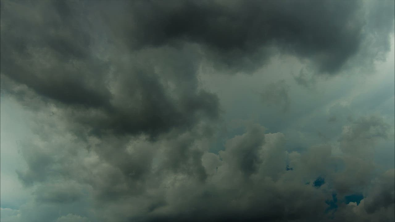 Tropical storm clouds forming - Free Stock Video