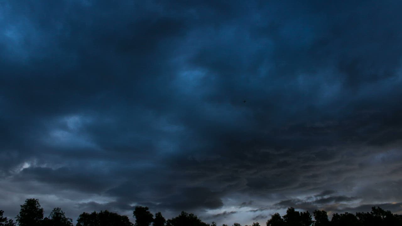 Storm passing by - Free Stock Video