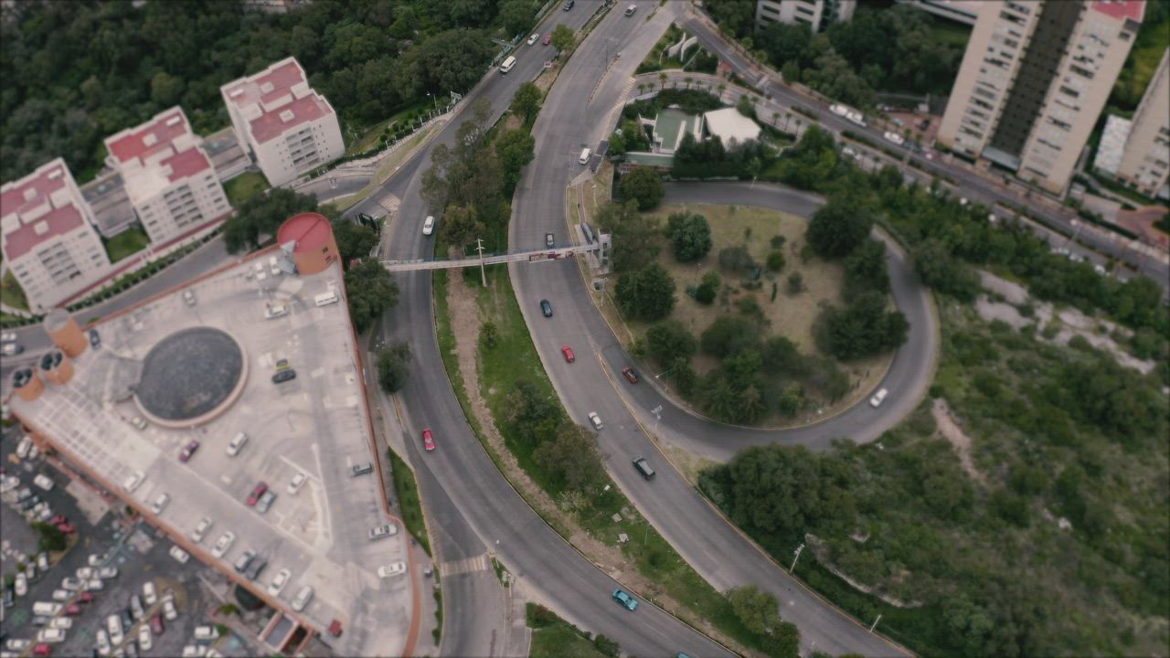 Carpark and freeway traffic - Free Stock Video