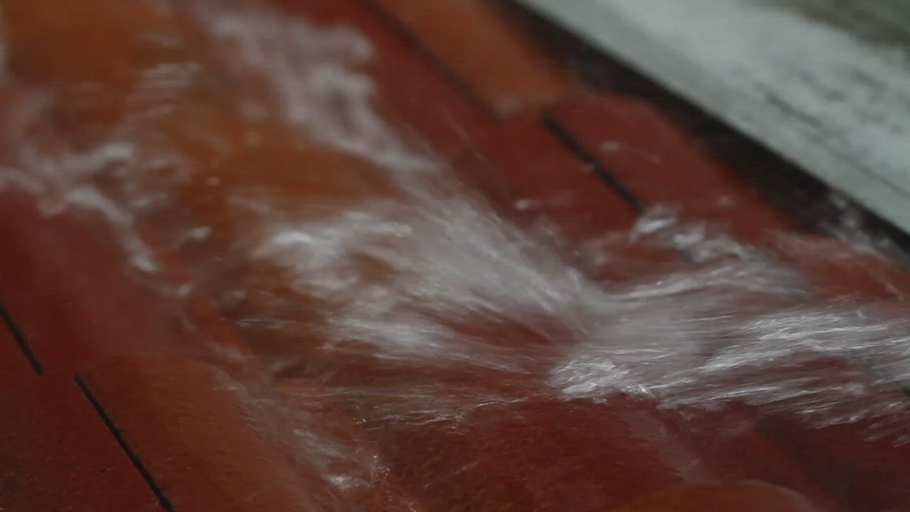 Water rushing along a rooftop - Free Stock Video