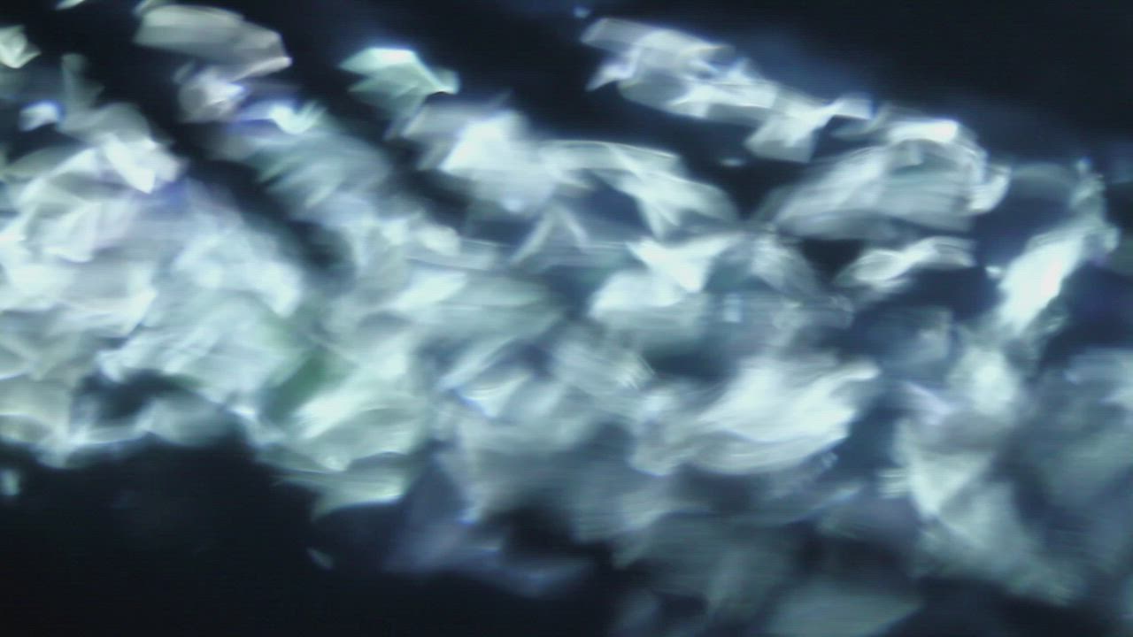 Fast running surface water - Free Stock Video