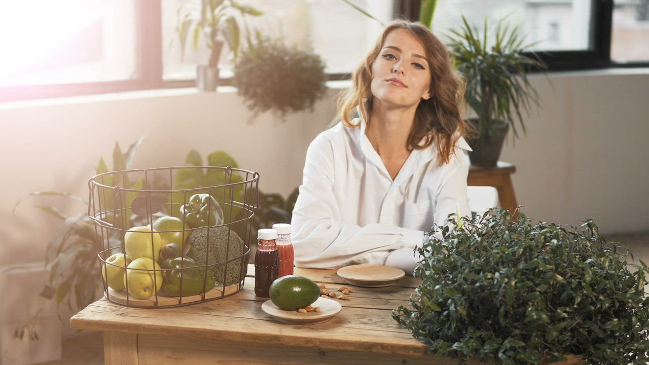 Portrait of healthy woman - Free Stock Video