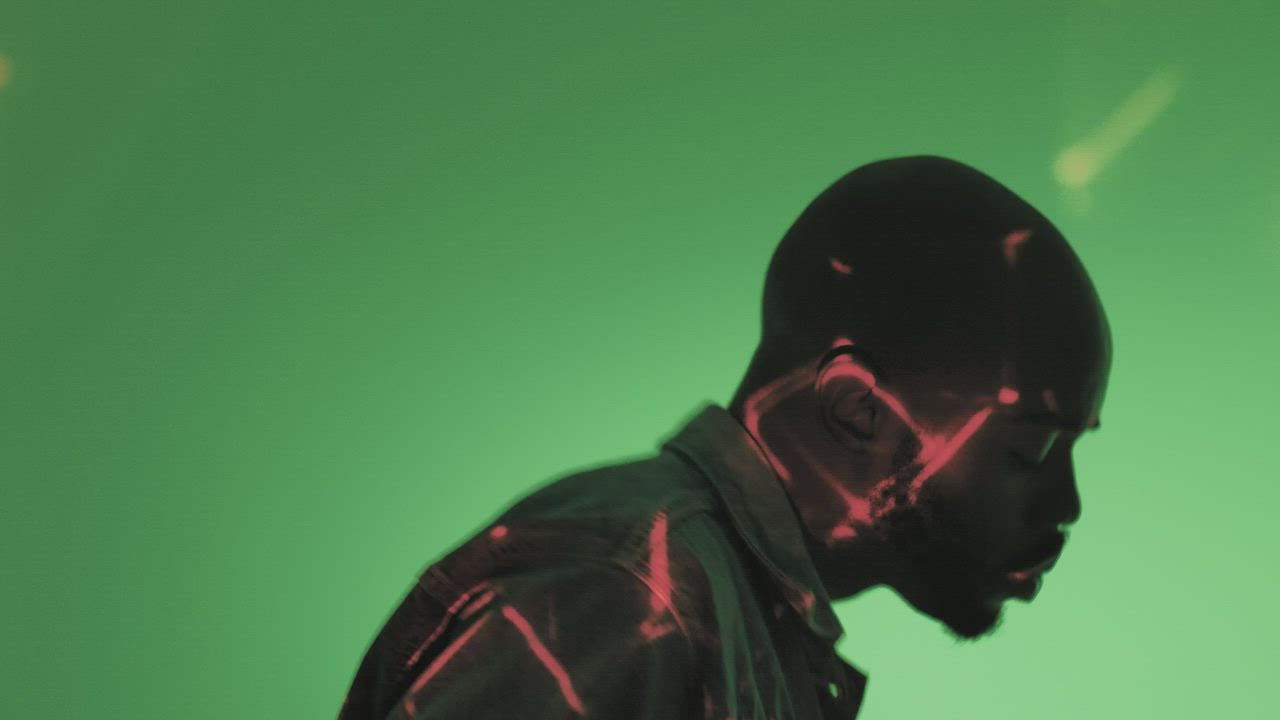 Dancing man in front of lights - Free Stock Video