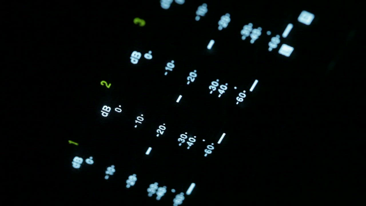 Sound dashboard - Free Stock Video