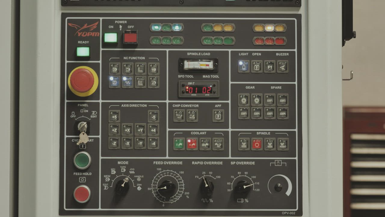 Controller on industrial machine - Free Stock Video