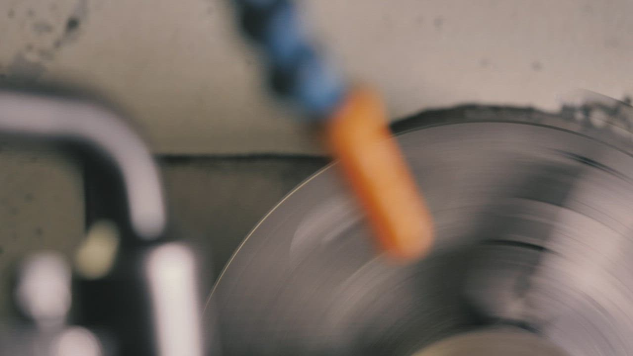 Industrial machine spinning - Free Stock Video
