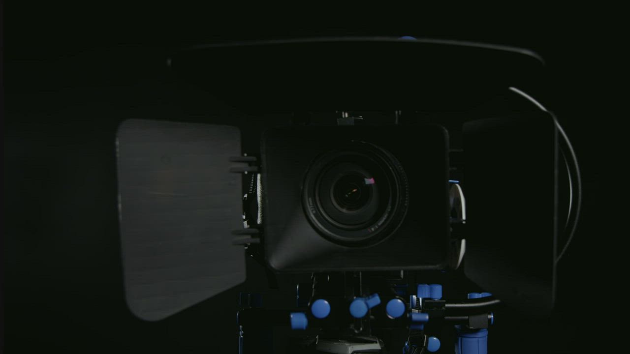 Cinema camera setup - Free Stock Video