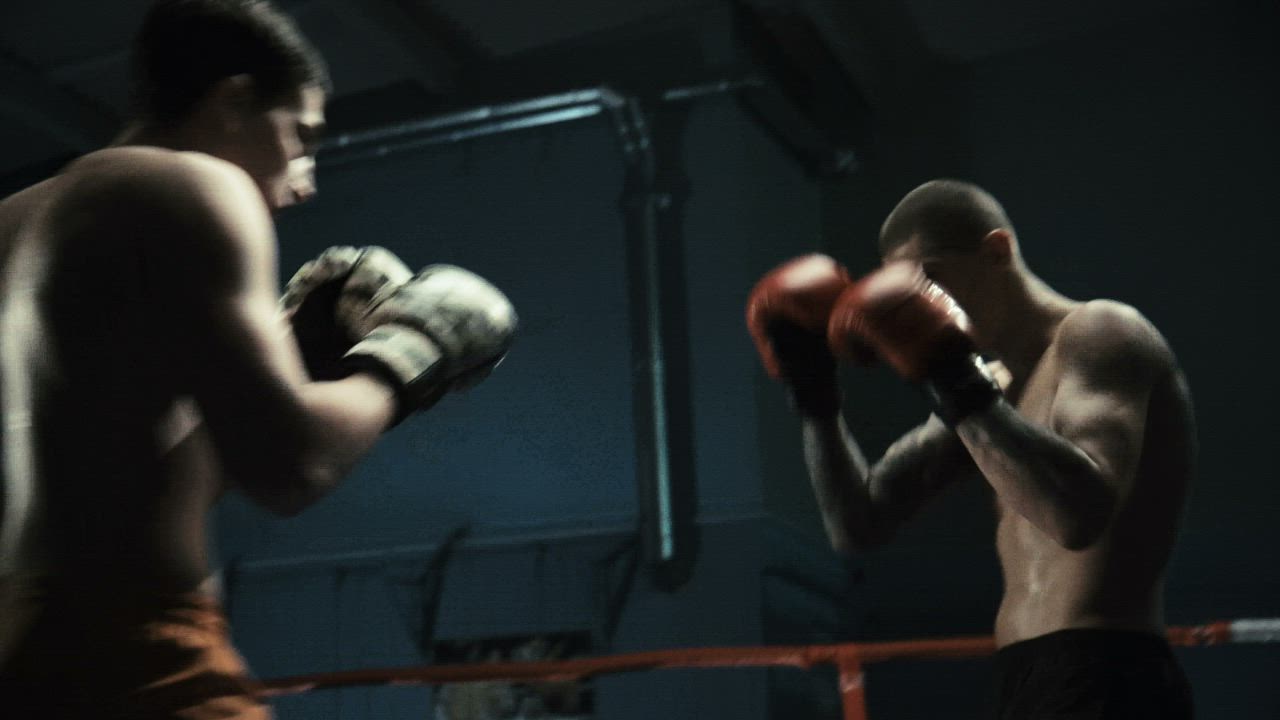 Men practicing boxing on the ring - Free Stock Video