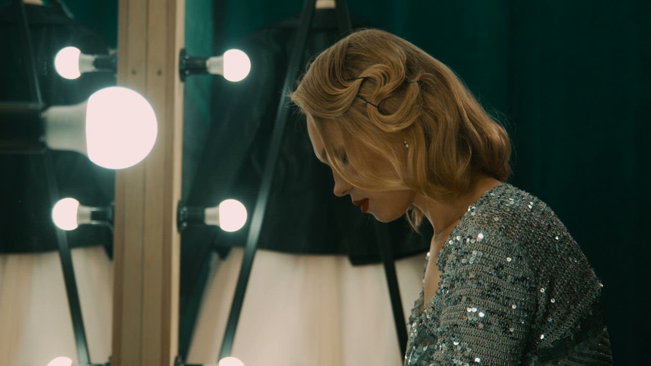 Depressed and tired actor in front of the mirror - Free Stock Video