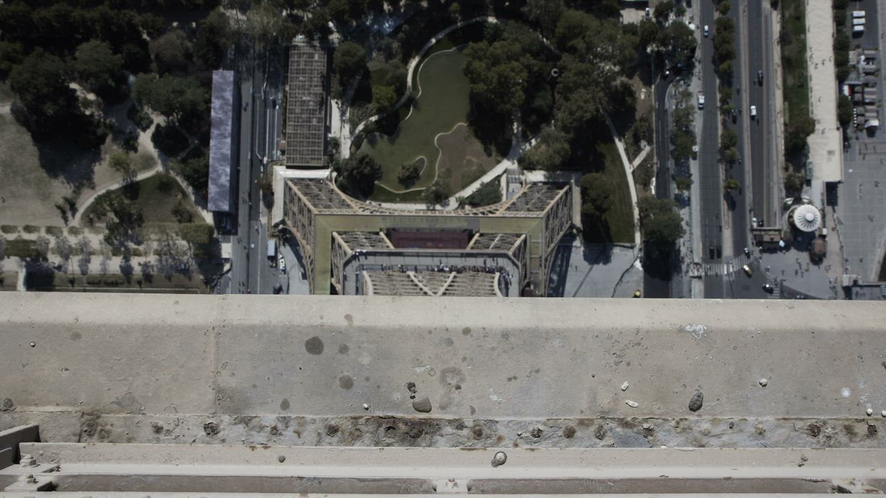View from the top of the Eiffel tower - Free Stock Video