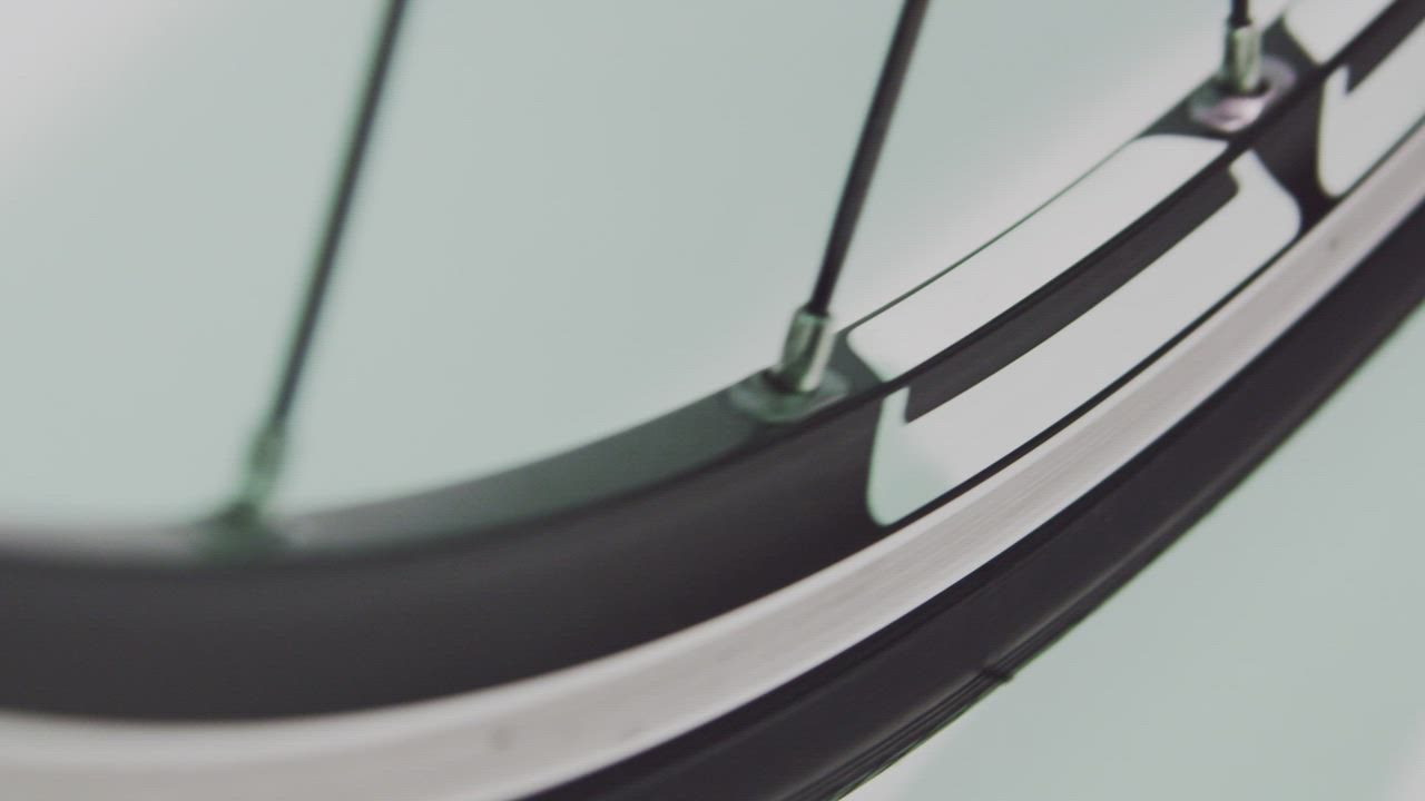 Racing bike wheel - Free Stock Video