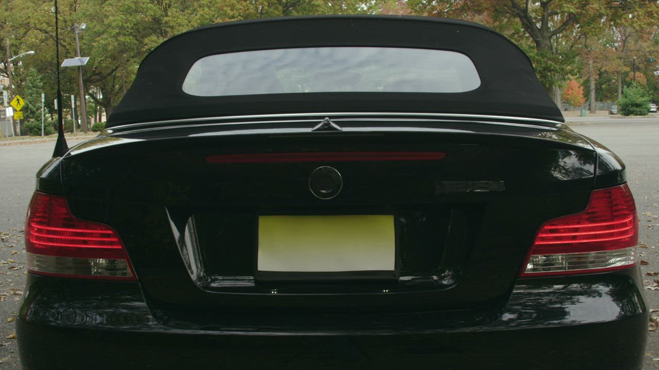 Car driving away - Free Stock Video