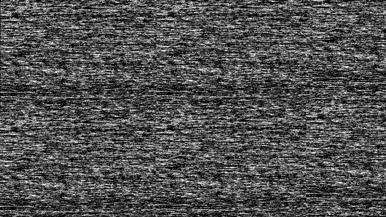 Broken static on an old TV - Free Stock Video