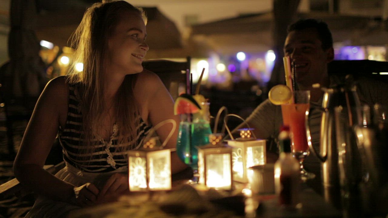Cocktails at a bar - Free Stock Video
