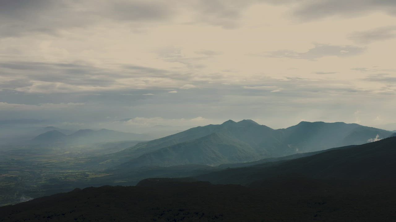 Landscape of a mountain range seen from the top of a mountain - Free ...